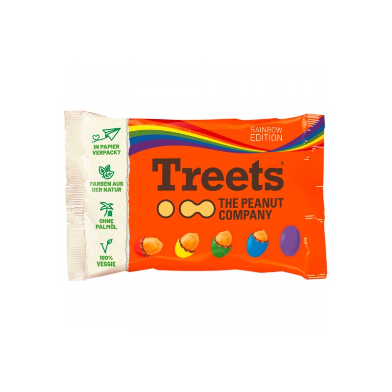 Treets Peanuts Rainbow 185g - Lebensmittel-Versand.eu | Lebensmittel