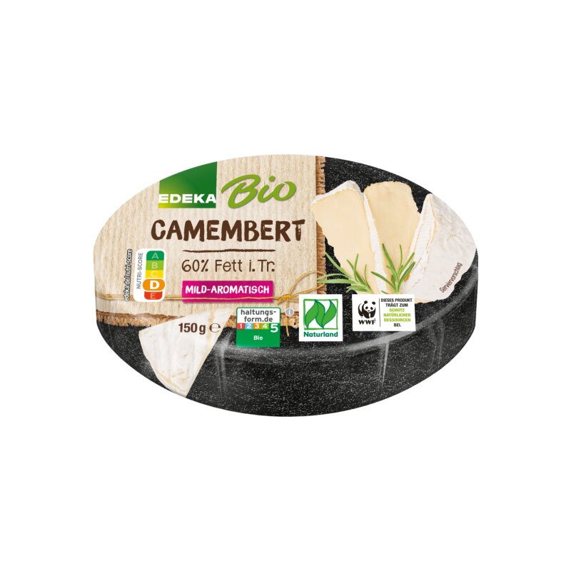 Bio EDEKA Camembert 60% 150g - Lebensmittel-Versand.eu | Lebensmittel