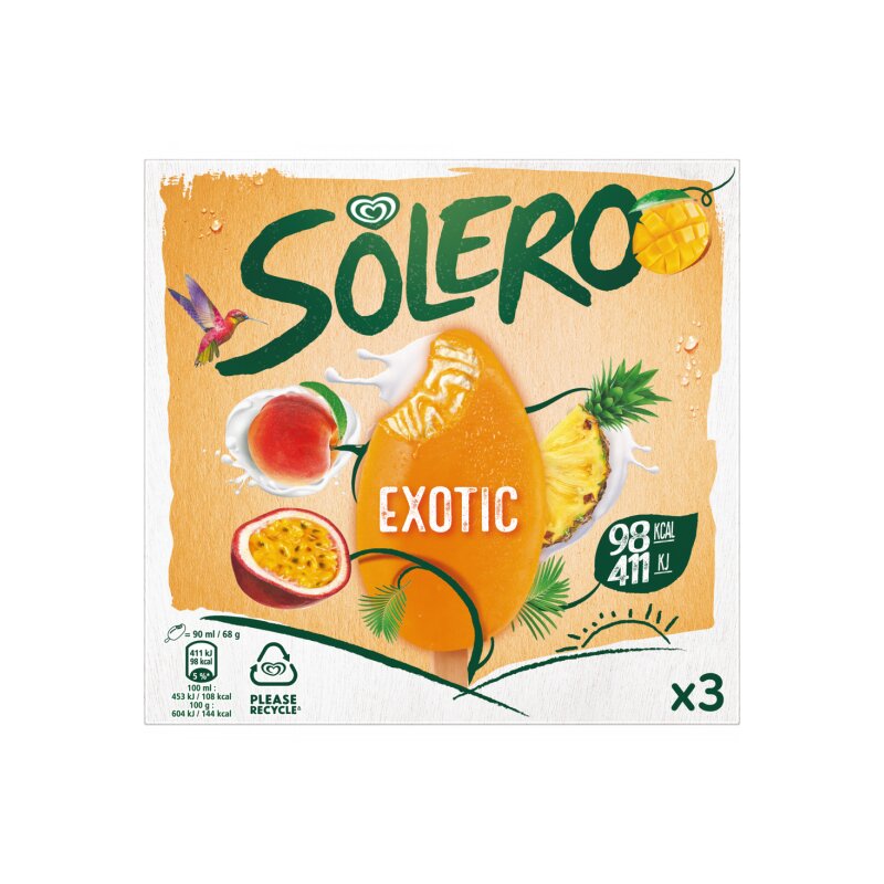 Langnese Solero Exotic 3ST 270ml - Lebensmittel-Versand.eu | Lebensmi