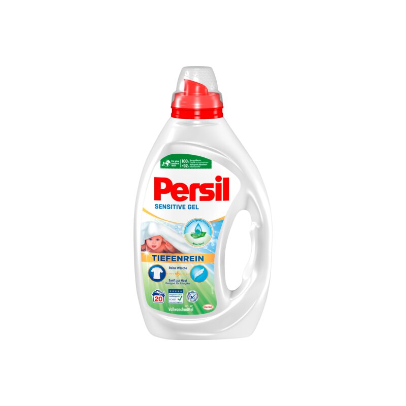 Persil Sensitive Gel 20WL 900ml - Lebensmittel-Versand.eu | Lebensmit