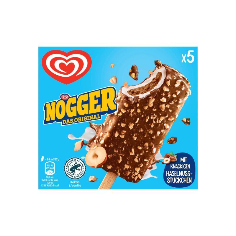 Langnese Nogger Original 5ST 470ml - Lebensmittel-Versand.eu | Lebens