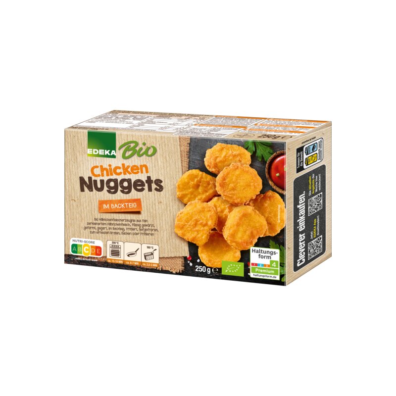 Bio EDEKA Chicken Nuggets im Backteig 250g - Lebensmittel-Versand.eu