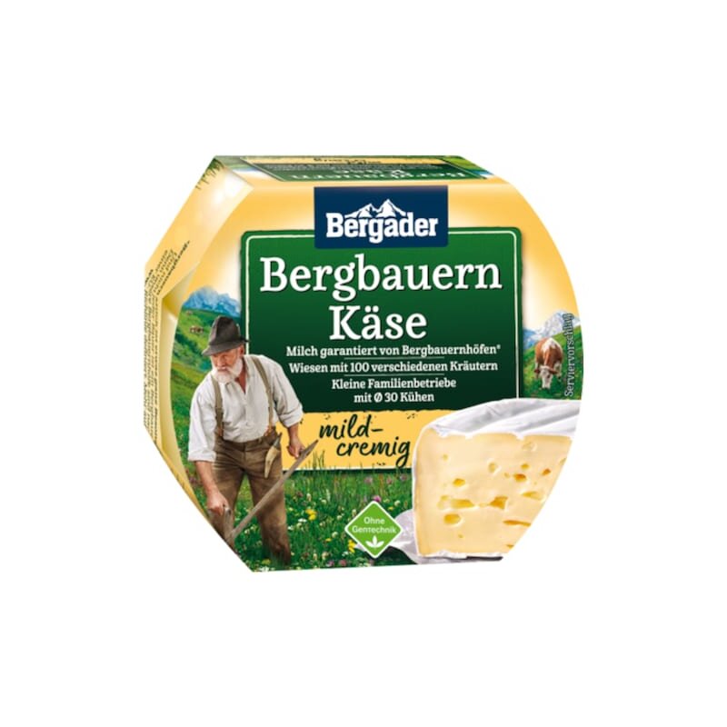 Bergader Bergbauern Käse mild 51%150g - Lebensmittel-Versand.eu | Leb