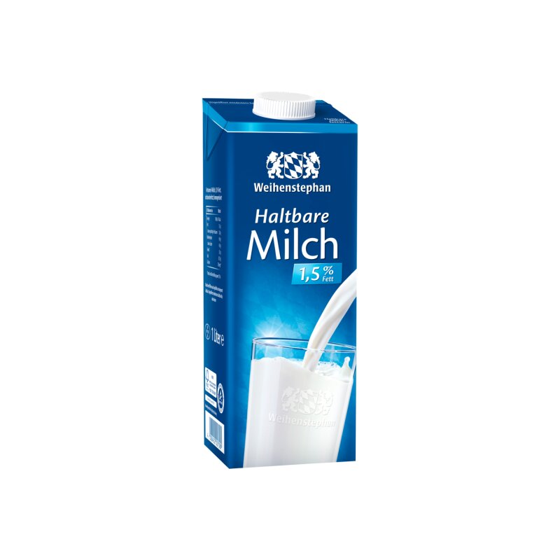 Weihenstephan H-Milch 1,5%1l - Lebensmittel-Versand.eu | Lebensmittel