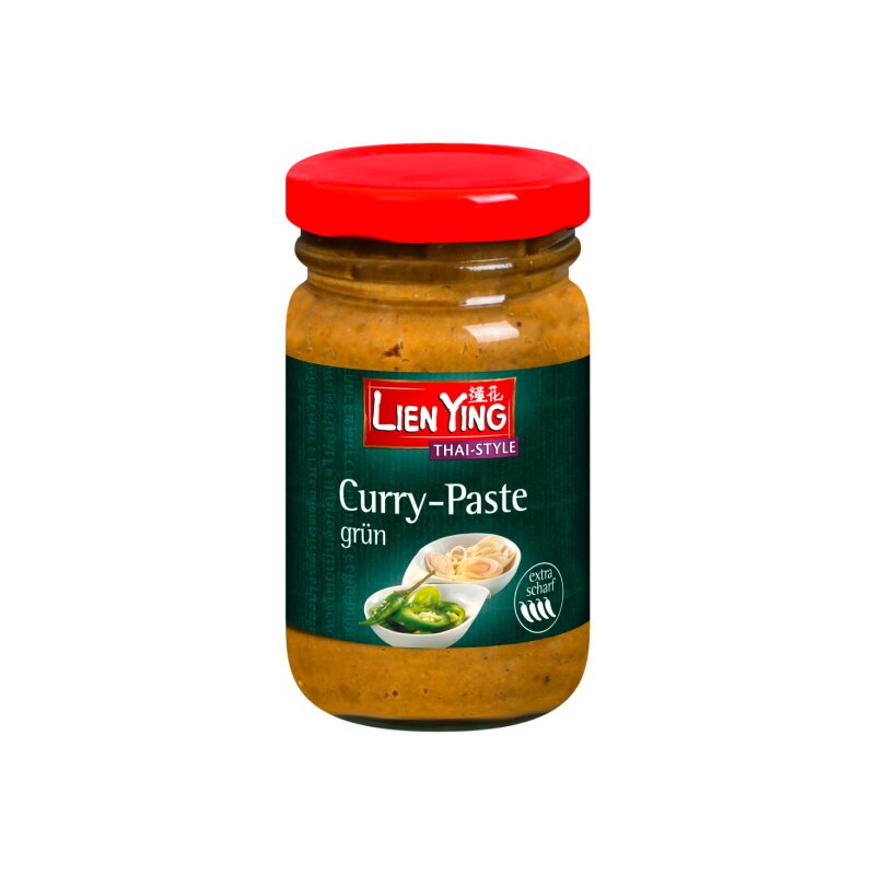 Lien Ying Thai-Curry Paste Grün 125g - Lebensmittel-Versand.eu | Lebe