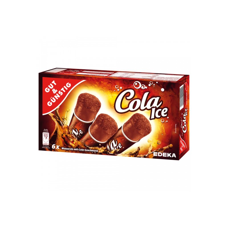 Gut & Günstig Cola Ice 6er 110ml - Lebensmittel-Versand.eu | Lebensmi