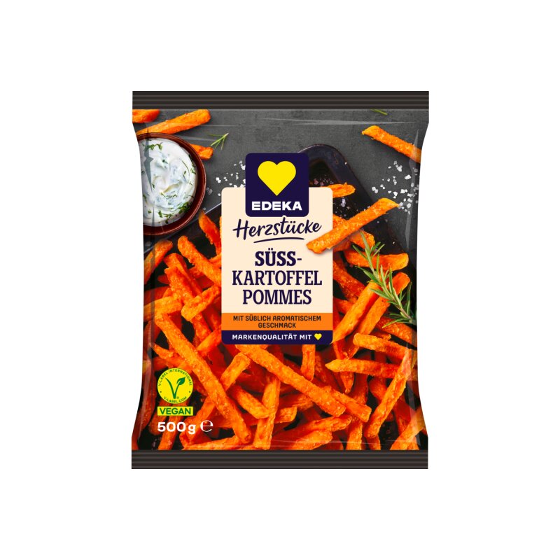 EDEKA Süßkartoffel-Pommes 500g - Lebensmittel-Versand.eu | Lebensmitt