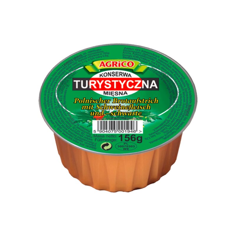 Agrico Polnischer Brotaufstrich Konserva turystyczna 156g - Lebensmit