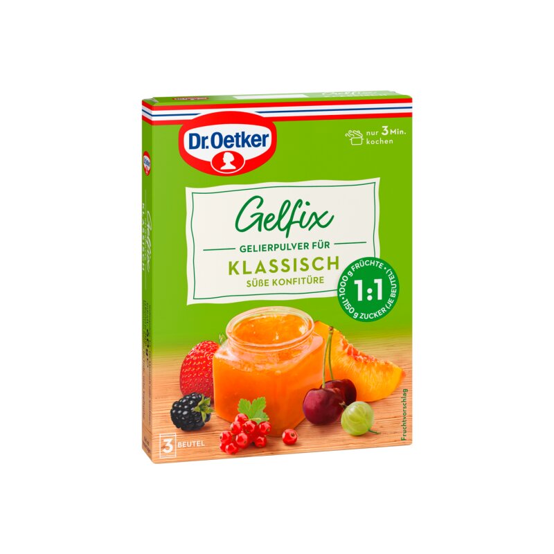 Oetker Gelfix Clas.1:1 3er 60g - Lebensmittel-Versand.eu | Lebensmitt