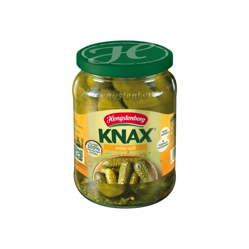Hengstenberg Knax Gurken Mild 670 g - Lebensmittel-Versand.eu | Leben