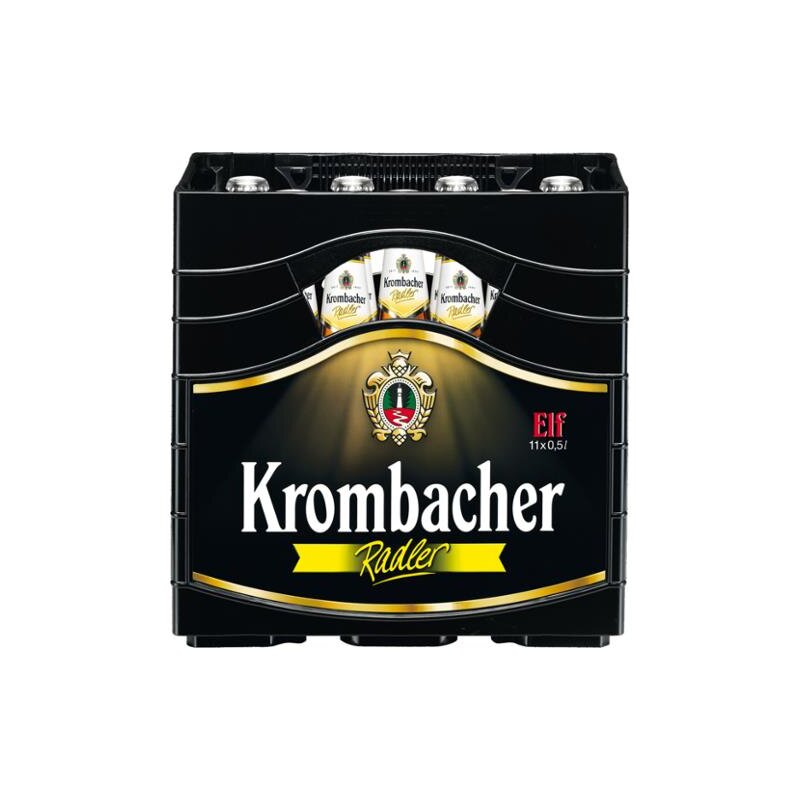 Krombacher Radler 11 x 0,5 l Flasche - Lebensmittel-Versand.eu | Lebe