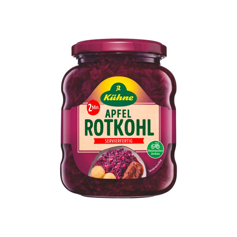 Kühne Rotkohl fix&fertig 355g - Lebensmittel-Versand.eu | Lebensmitte