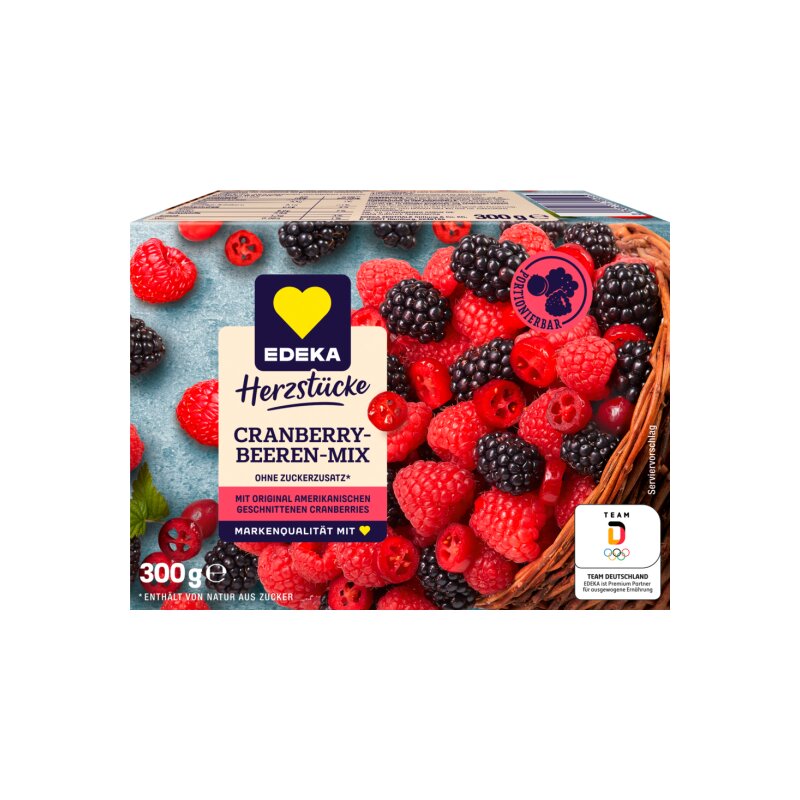 EDEKA Cranberry-Beeren-Mix 300g - Lebensmittel-Versand.eu | Lebensmit
