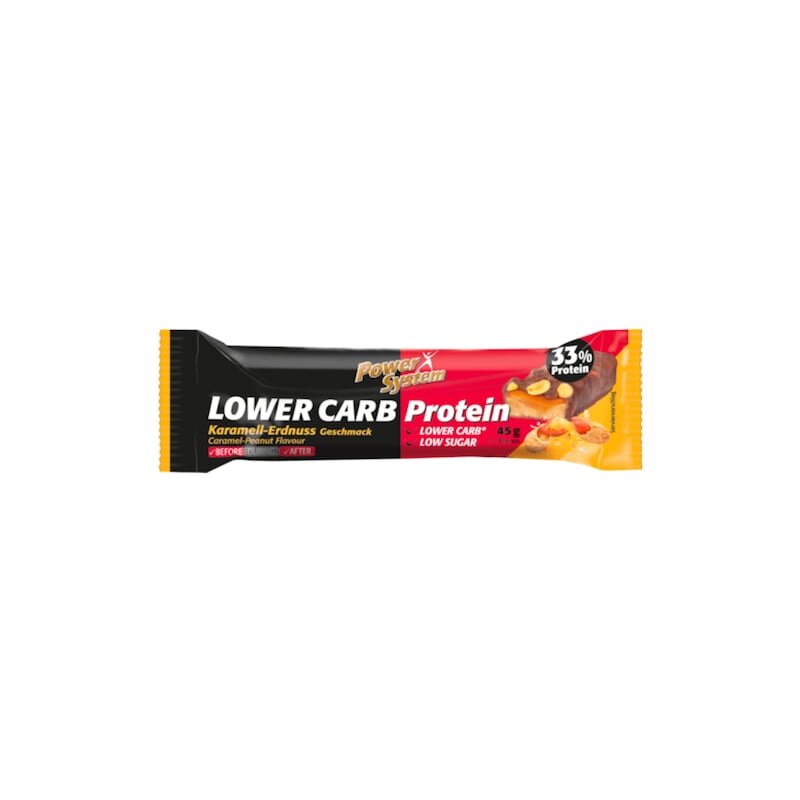 Power System Protein Bar Karamell Erdnuss 45g - Lebensmittel-Versand.