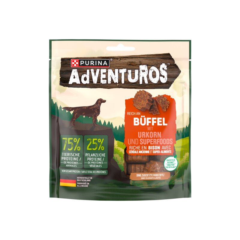 Adventuros Büffel mit Urkorn 90g - Lebensmittel-Versand.eu | Lebensmi