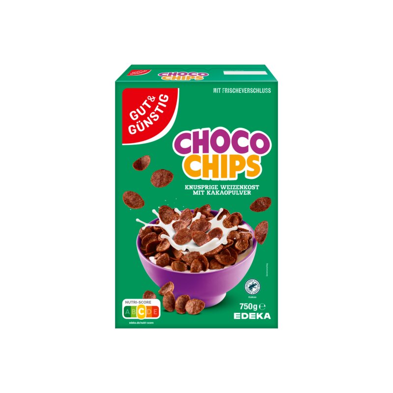 G&G Choco Chips 750g, 3,79