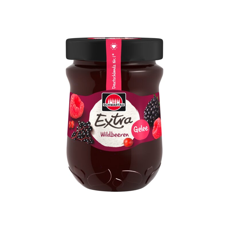 Schwartau Extra Wildbeeren Gelee 340g - Lebensmittel-Versand.eu | Leb