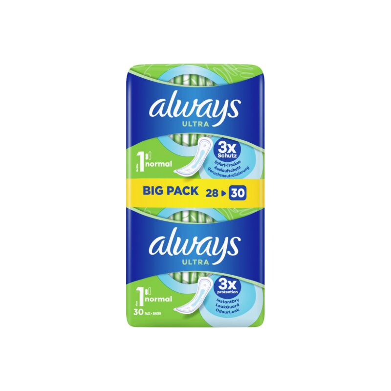 Always Ultra Normal Damenbinden BigPack 30ST - Lebensmittel-Versand.e