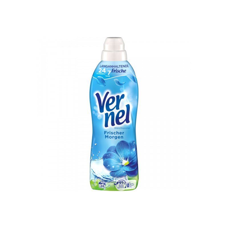 Vernel Weichspüler Frischer Morgen 34WL 850ml - Lebensmittel-Versand.