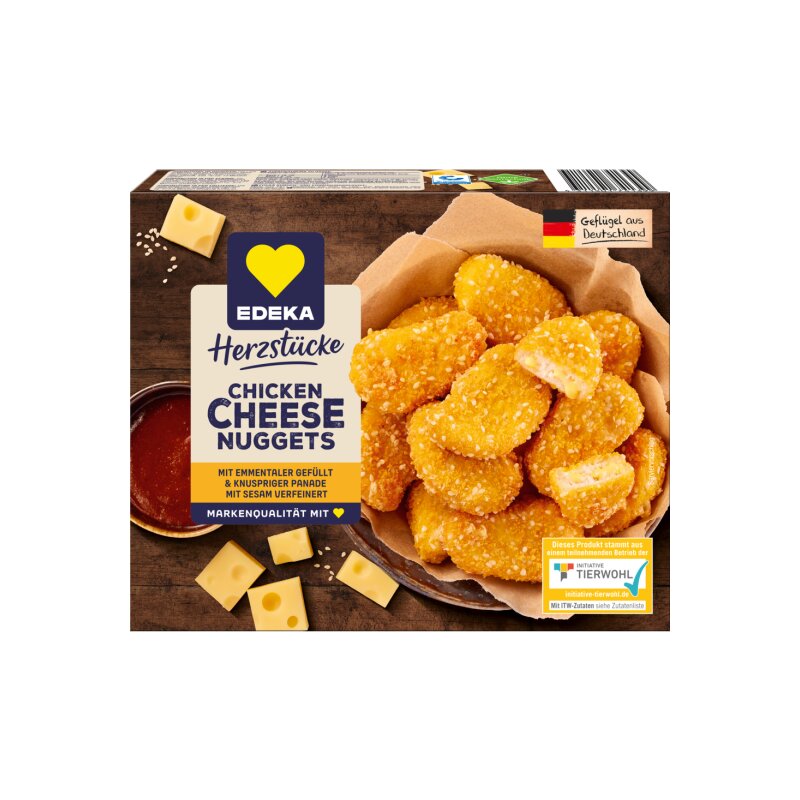 EDEKA Chicken Cheese Nuggets 400g QS - Lebensmittel-Versand.eu | Lebe