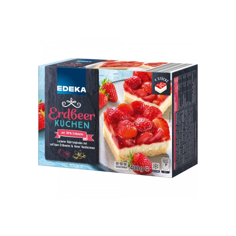 EDEKA Erdbeerkuchen 400g - Lebensmittel-Versand.eu | Lebensmittel onl